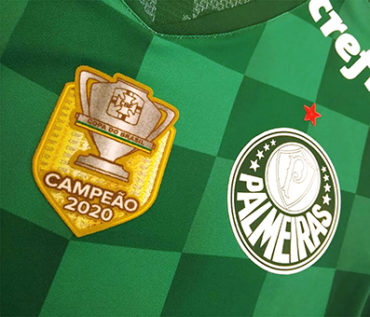 Personalização Patch Campeão Copa do Brasil - Verde Branco Mania